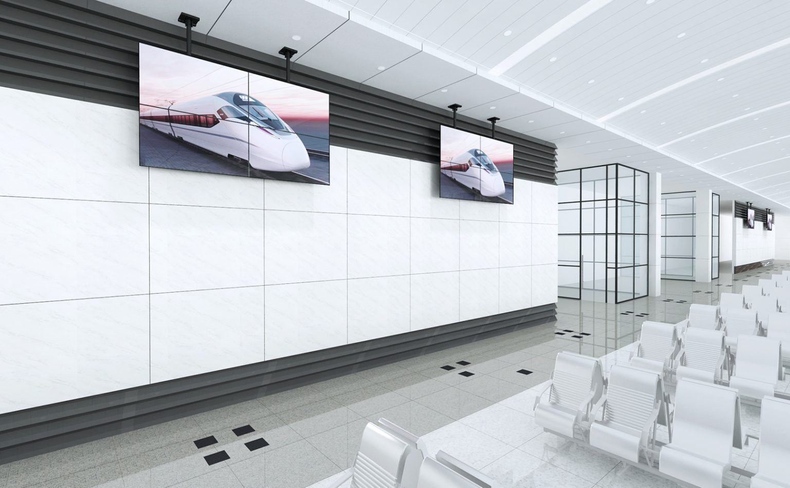 Digital Signage Ceiling Mount 2x2(B2B) Size 37-55" Model: GKV-672CB2B ...